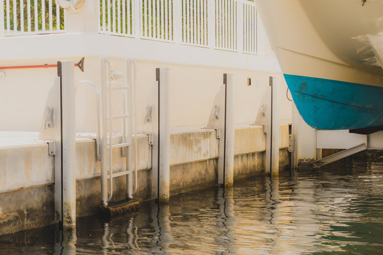 Choosing a Sturdy Floating Dock Ladder | Haven Dock & Marine - Haven ...